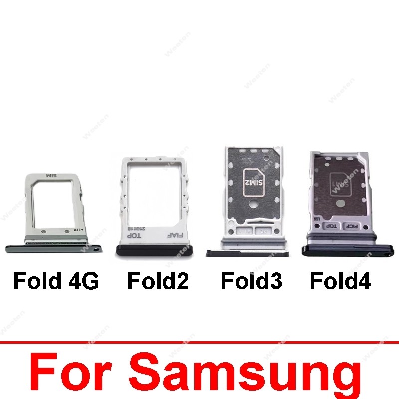 Jual SIM Card Slot Holder For Samsung Galaxy Z Fold 1 2 3 4 Fold2 Fold3 ...