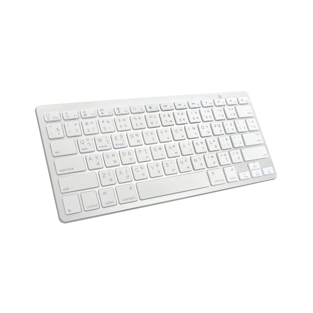 Jual Thai Thin Wireless Low Noise Keyboard for Windows, Android, IOS ...