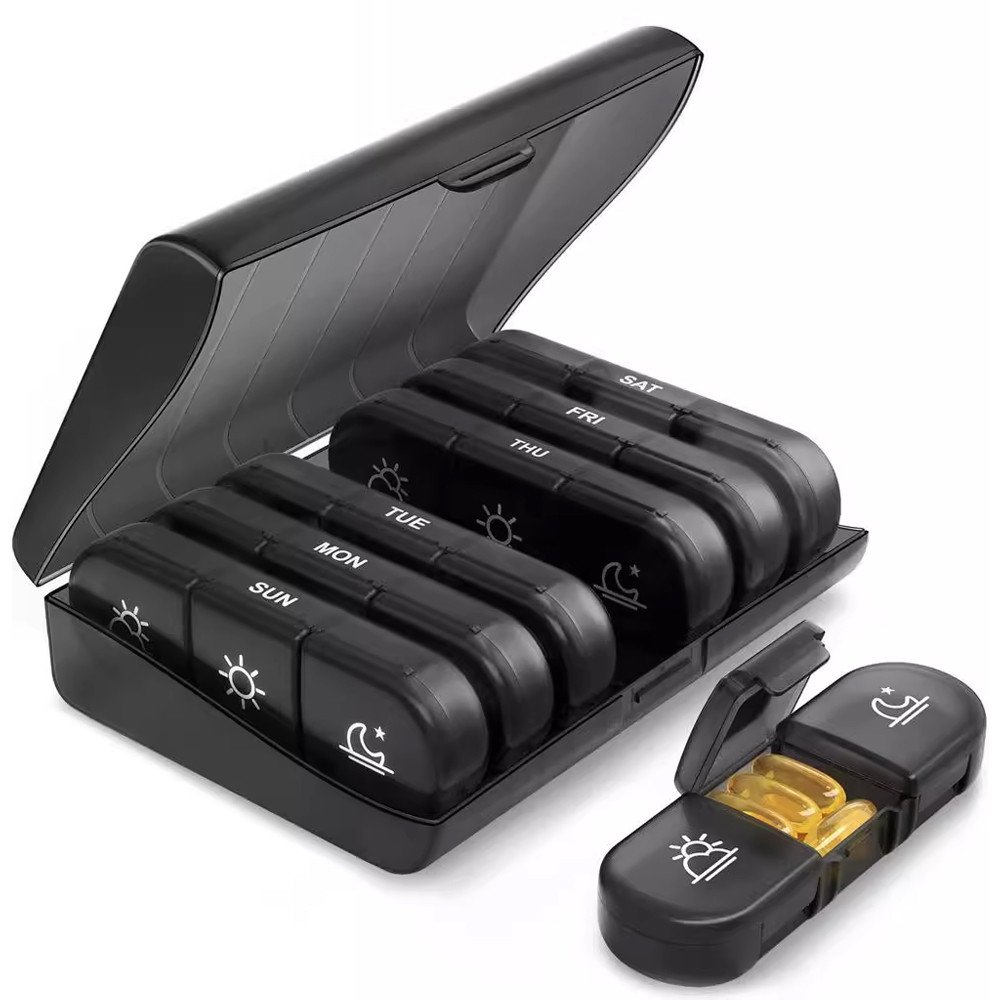 Jual Portable 21 Sekat 3 Hari Organizer Obat Pil / Vitamin / Minyak ...