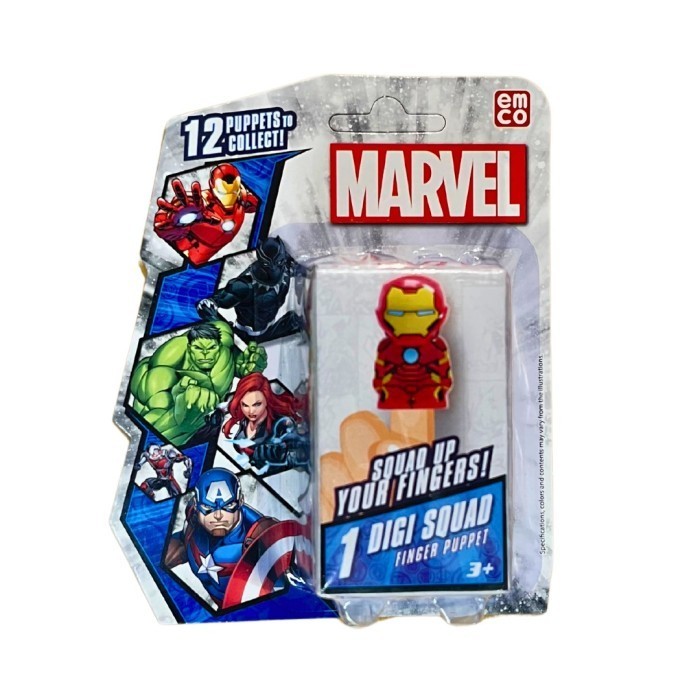 Jual Mainan Boneka Jari Emco Marvel Digi Squad Finger Puppet Doll ...