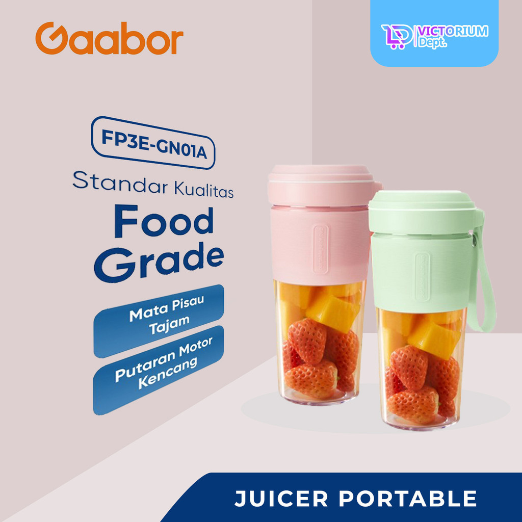 Jual GAABOR JUICER CUP PORTABLE BLENDER JUS MINI FP3E-GN01A | Shopee ...