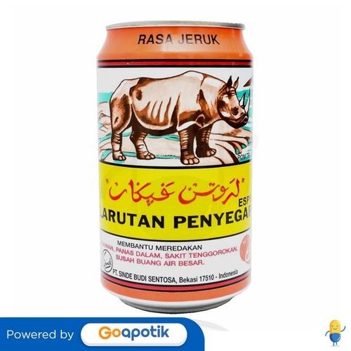 Jual Cap Badak Larutan Penyegar Rasa Jeruk 320 Ml Kaleng | Shopee Indonesia