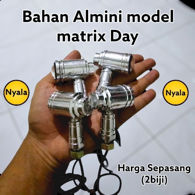 Jual SEIN RITING CB LED MODEL ALMINI STAINLESS BESI NYALA KUNING DAN ...