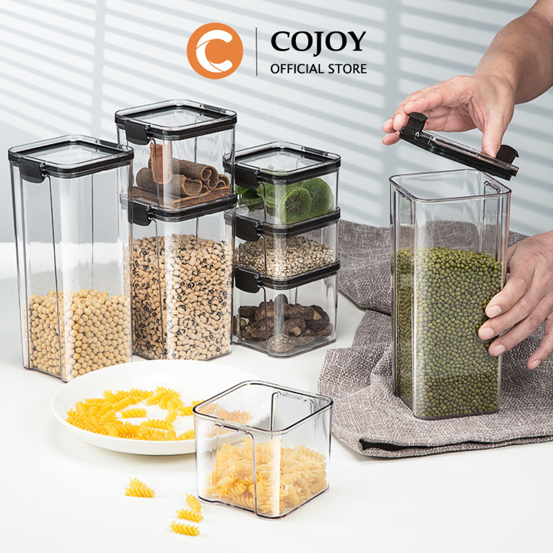 Jual CoJoy Toples Plastik Bening / Toples Kotak Snack Kedap Udara ...