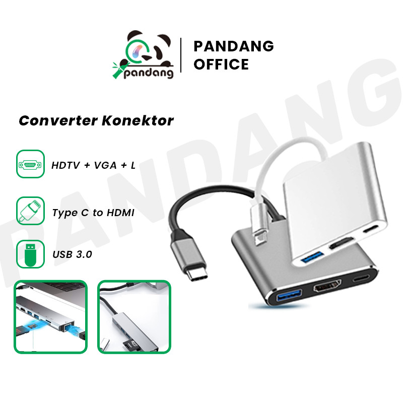 Jual Pandang Converter USB 3.0 to USB 3.0 5 Gbps Laptop 4in1 8in1 ...