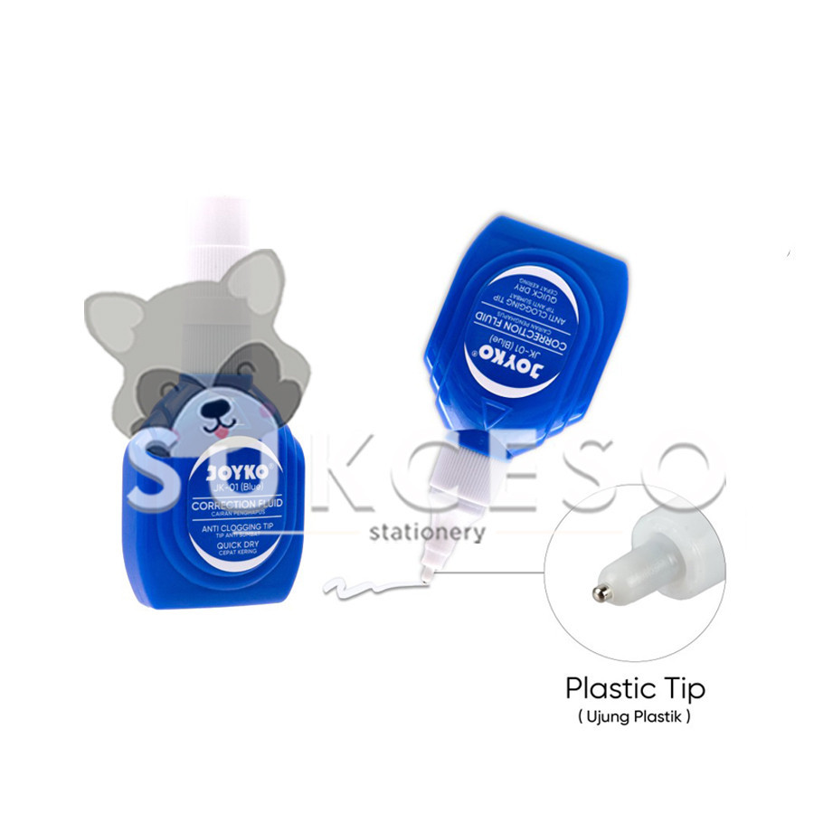 Jual Joyko Correction Fluid JK-01 BIRU Tip Ex Cairan Koreksi Cepat ...