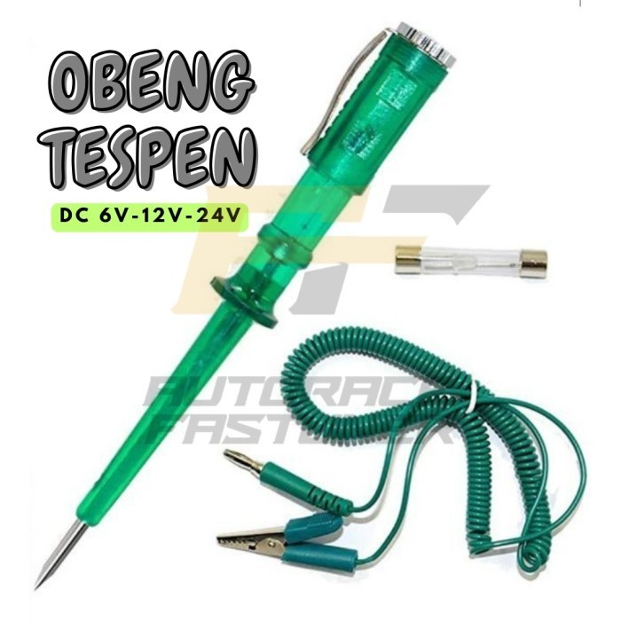 Jual Tespen DC 6V-12V-24V Automotive Circuit Tester Obeng Tespen 6-24V ...