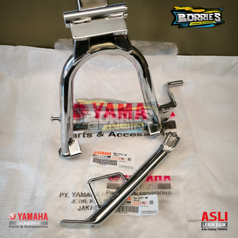 Jual STANDAR TENGAH SET SAMPING CHROME CELUP VEGA ZR JUPITER Z ROBOT PNP F1ZR FIZR FIZ R ...