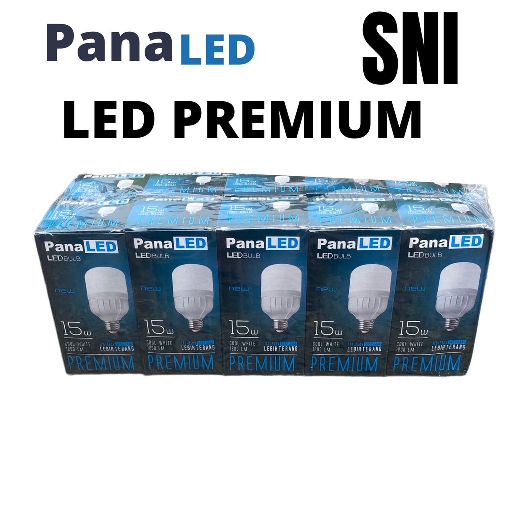 Jual Paket 10 pcs PANALED BY LUBY 20 WATT Lampu LED E27 Bohlam Premium (5w,10,15,20,30w dan 40w ...