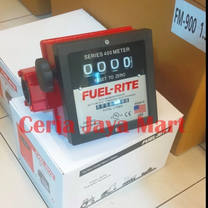 Jual Fuel Rite Flow Meter Solar 1.1/2" / Meteran Solar 4 Digit / Diesel ...