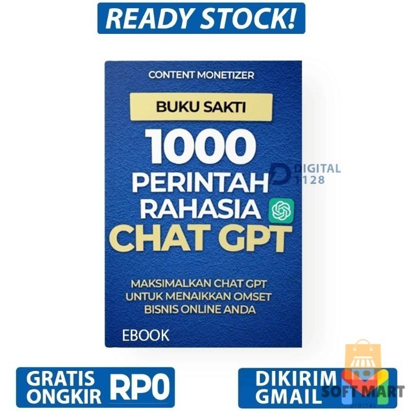 Jual (1361) 1000 Prompt ChatGPT Content Monetizer | Shopee Indonesia