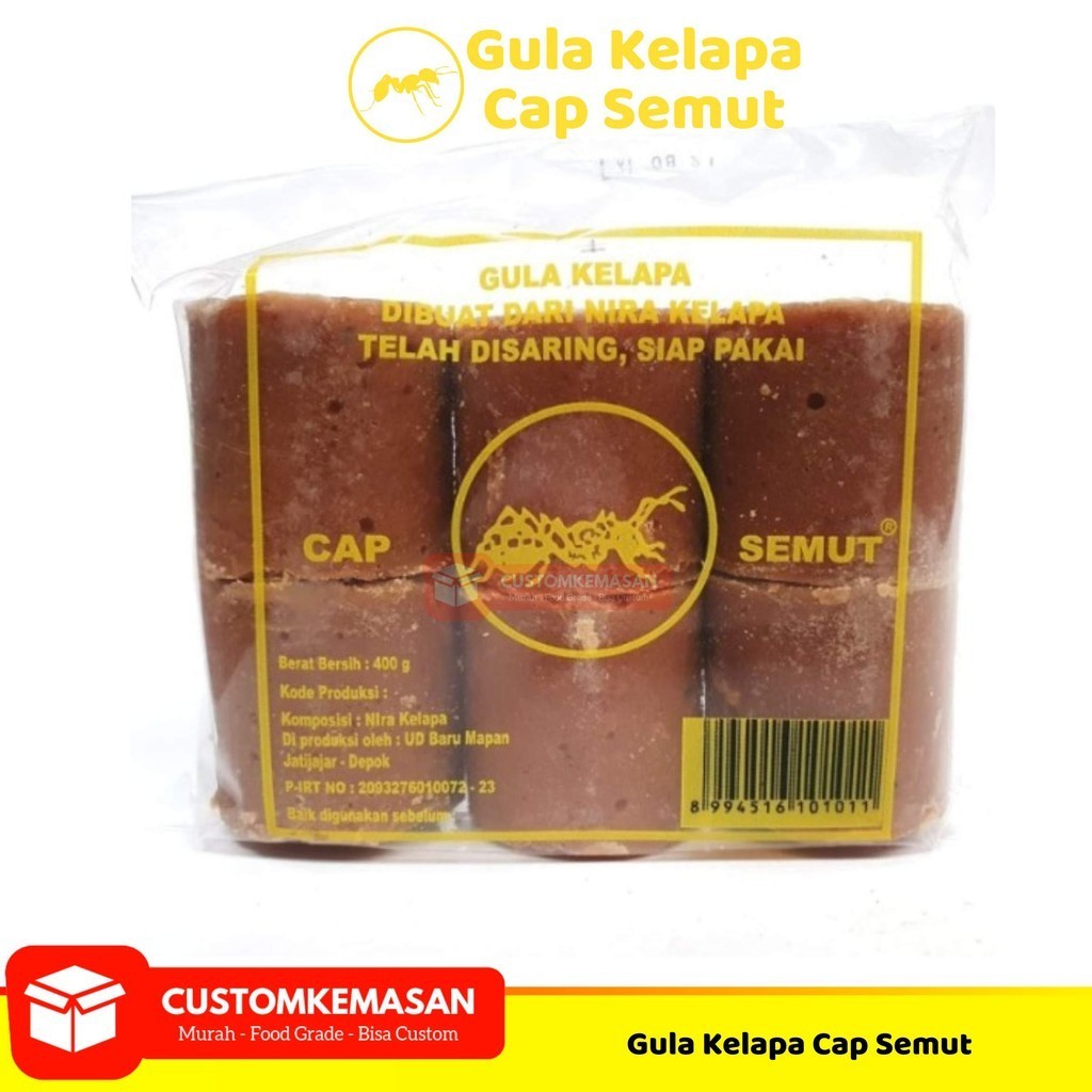 Jual Gula Kelapa Cap Semut/ Gula Merah Semut 400gr / Gula Merah Nira ...