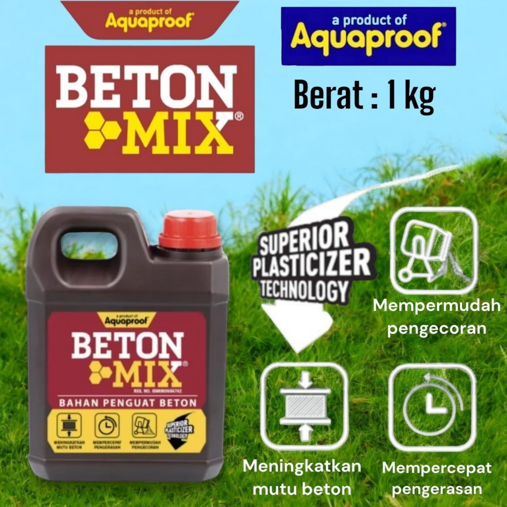 Jual Beton Mix 1 Kg, BETONMIX OBAT COR PENGERAS BETON 1KG, Campuran ...