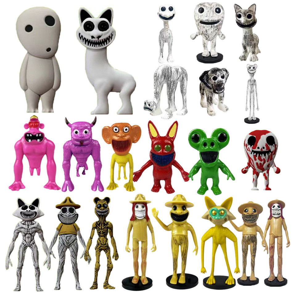 Jual Hot product 6/8pcs Zoonomaly Action Figures Zoonomaly Horror Game ...