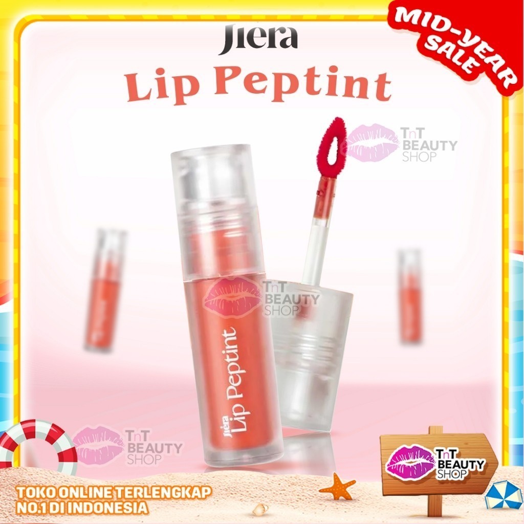 Jual JIERA Lip Peptint 3,5ml | Shade 01 Saffron Ale - Lip Tint Peptide ...