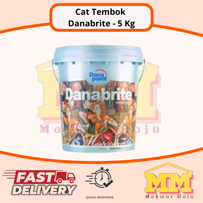 Jual Cat Tembok Danabrite Galon 5 kg Brilliant White - Dana Paint ...