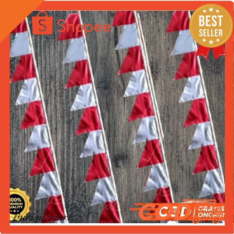 Jual BENDERA UMBUL UMBUL ZIG ZAG BRQ | Shopee Indonesia
