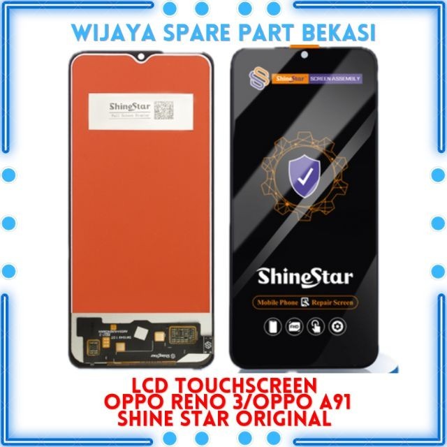 Jual LCD TOUCHSCREEN OPPO RENO 3/OPPO A91 SHINE STAR BLACK | Shopee ...