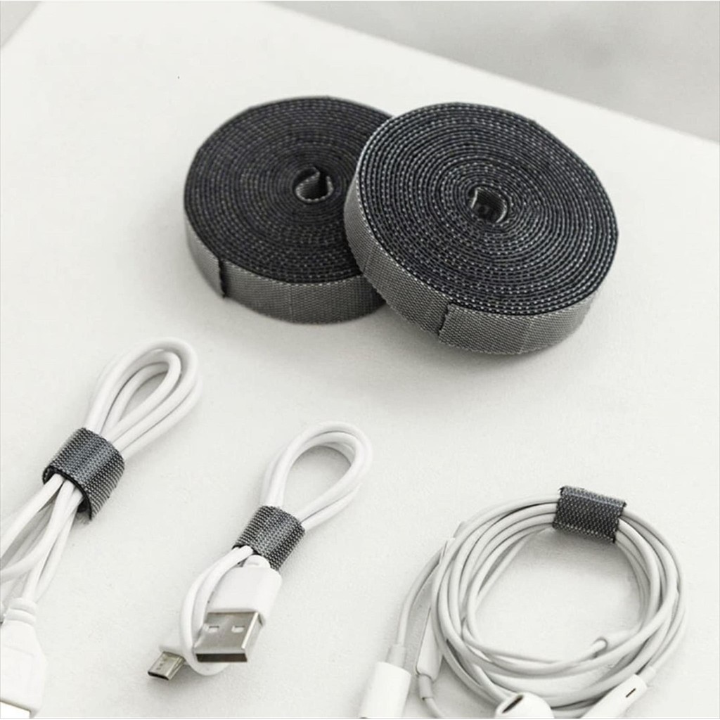 Jual Velcro Kabel Organizer Clip Holder For Cable Charger | Shopee ...