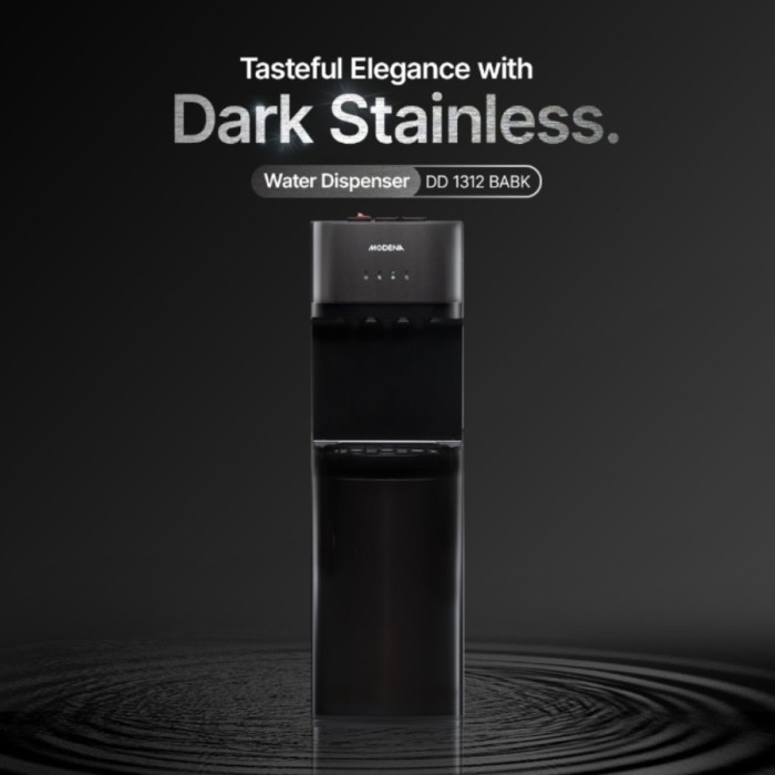 Jual Dispenser Modena DD 1312BABK / DD1312BABK Galon Bawah 3 Kran ...