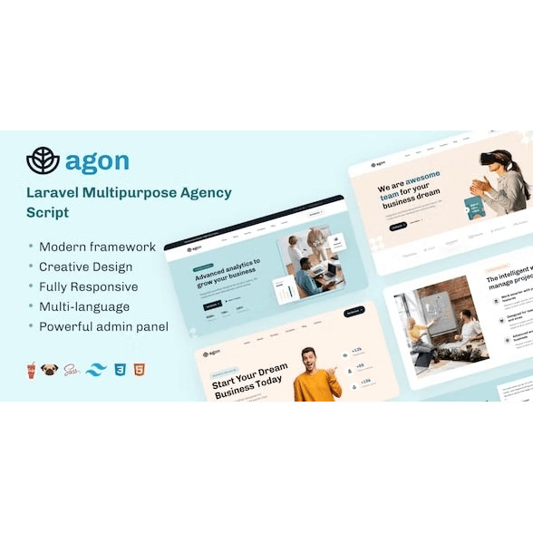Jual Agon – Laravel Multipurpose Agency Script | Shopee Indonesia