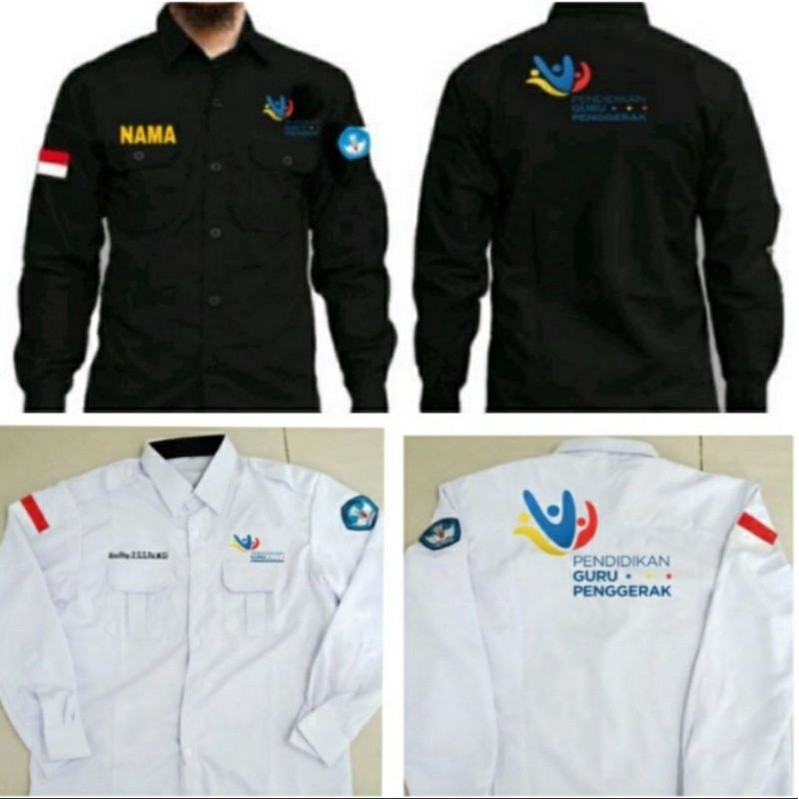 Jual kemeja guru perggerakan baju guru perggerakan seragam guru ...