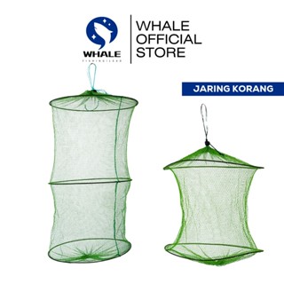Jual WHALE Jaring Korang Wadah ikan 2 & 3 Layer tempat Ikan bubu bulat ...