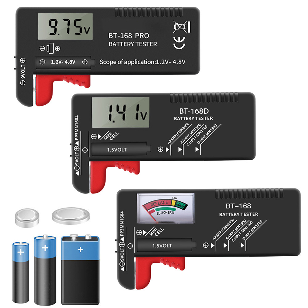 Jual AA AAA Battery Capacity Indicator 18650 Lithium Battery Level ...