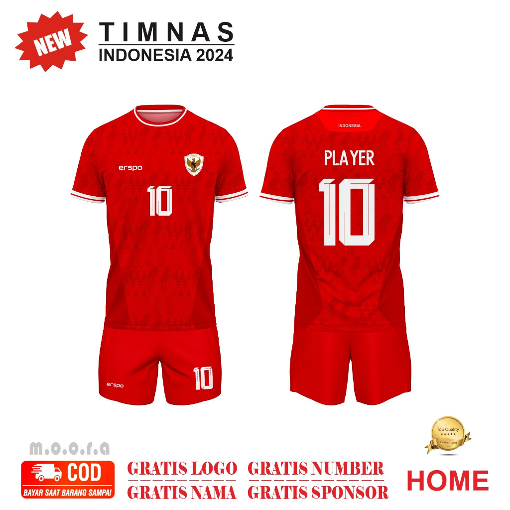 Jual new Baju Jersey TIMNAS INDONESIA Terbaru 2024 Full Printing ...