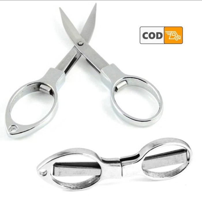 Jual GUNTING LIPAT MODEL KACAMATA mini portable stainless steel travel ...