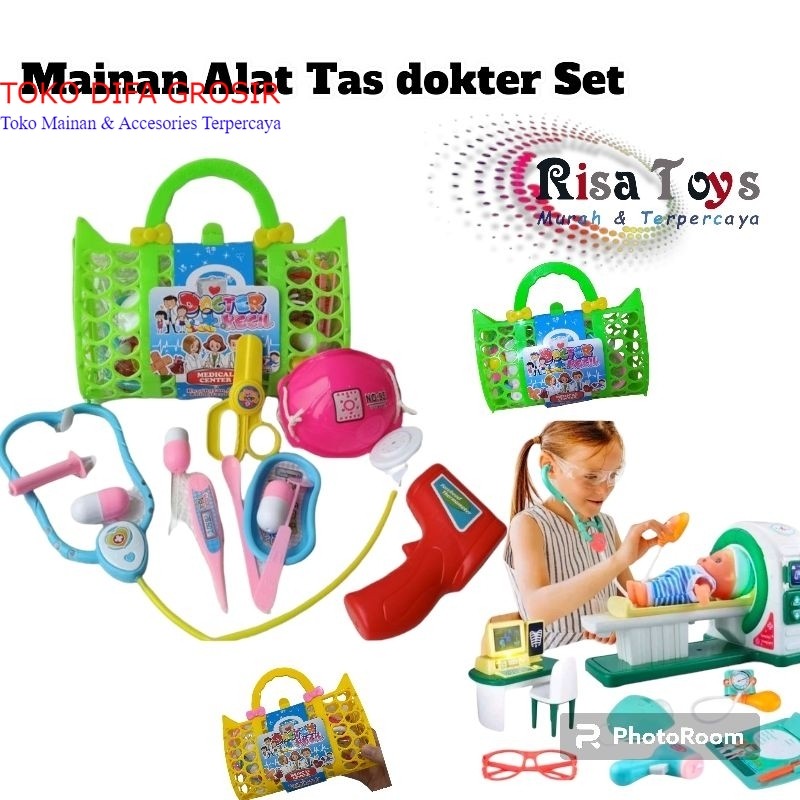 Jual DT- MAINAN TAS DOKTER SET / MAINANN DOKTER ISI BERBAGAI MACAM ALAT ...