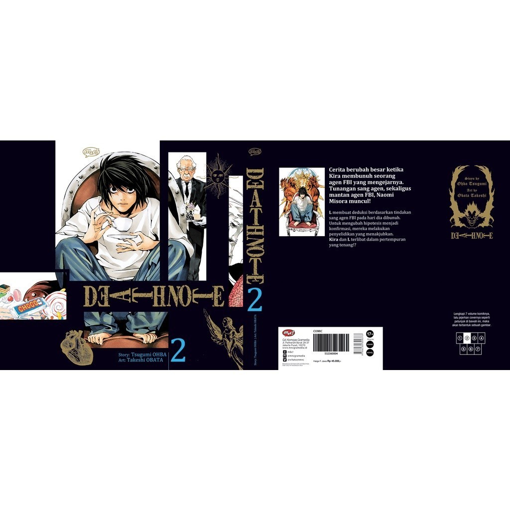 Jual KOMIK SERI : DEATH NOTE - NEW EDITION 02 - TSUGUMI OHBA/TAKESHI OBATA | Shopee Indonesia