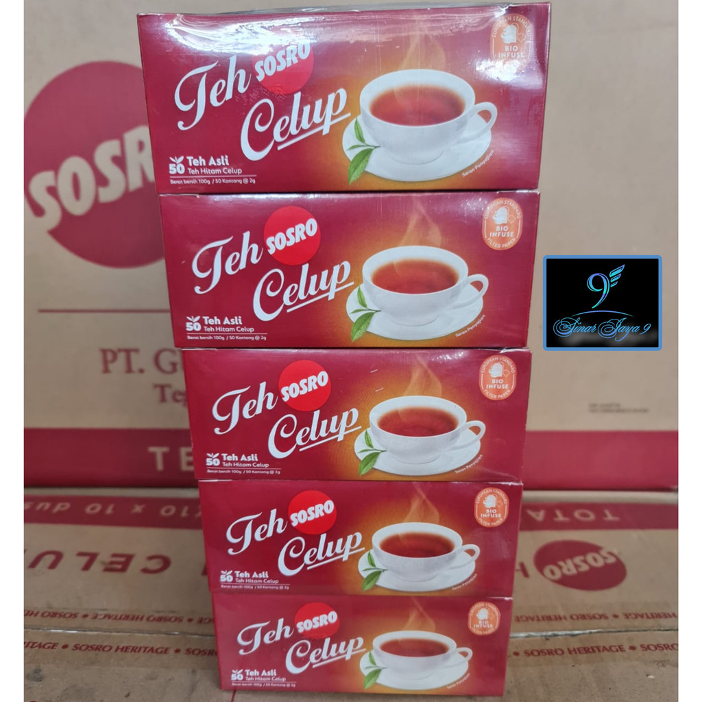 Jual Teh Sosro Celup Black Tea isi 50 @2gram | Shopee Indonesia
