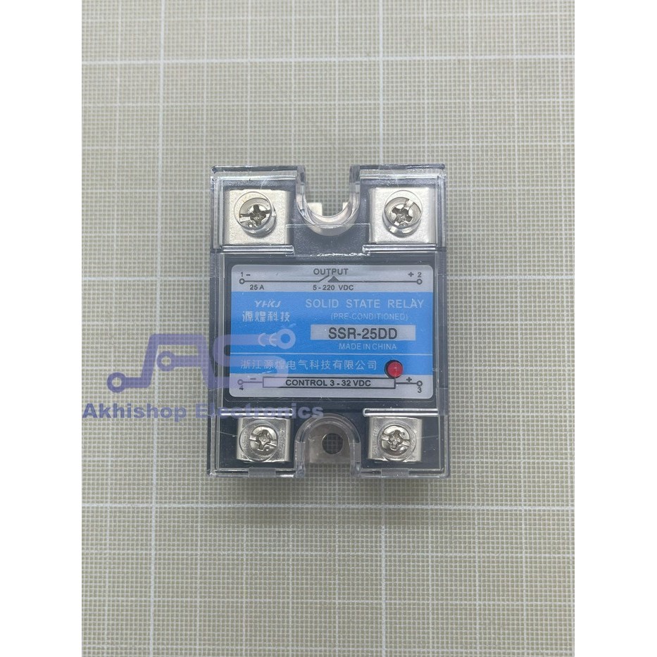 Jual KZM YUANHU Single Phase Solid State Relay SSR DC Control DC DD Series - SSR-25DD | Shopee ...
