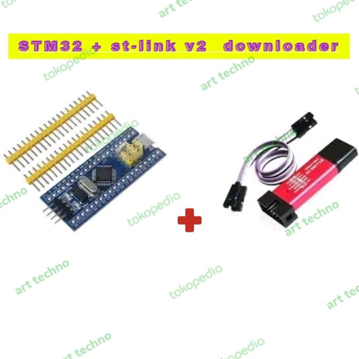 Jual set bundling stm32 + st-link v2 STM32F103C6T8 stm-32 by Inspire Id | Shopee Indonesia