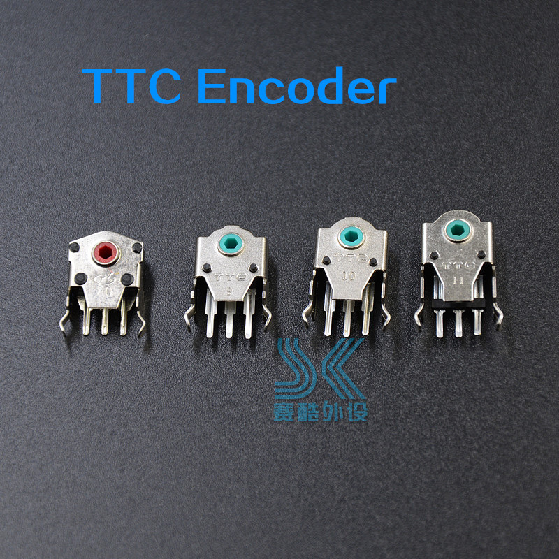 Jual Original TTC Mouse Encoder Highly Accurate 8mm 9mm 10mm 11mm Green ...