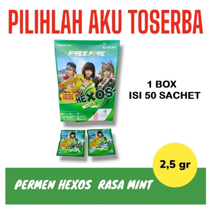 Jual Permen HEXOS Rasa MINT - ( HARGA 1 BOX ) | Shopee Indonesia