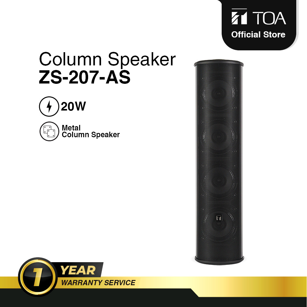 Jual TOA ZS-207C Metal Column Speaker 20 W | Shopee Indonesia