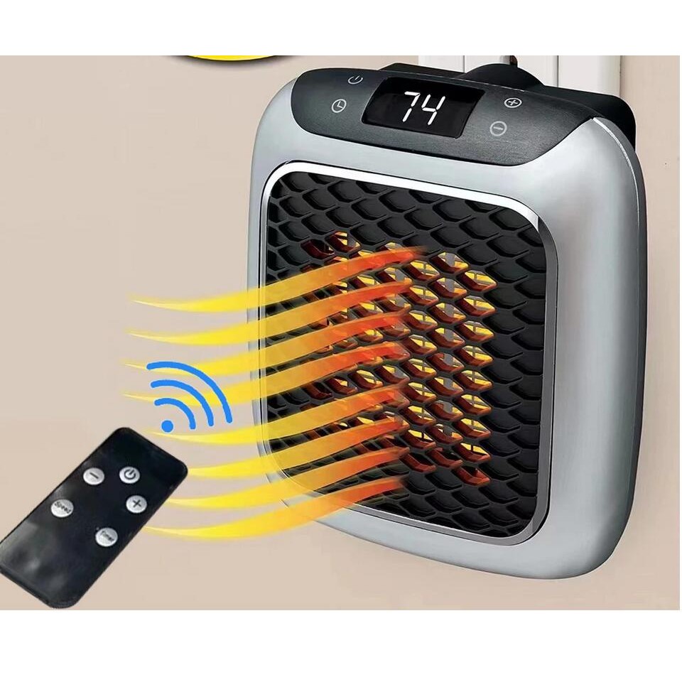 Jual Portable Heater Electric Plug In Wall For Room Home Desktop 800W ...