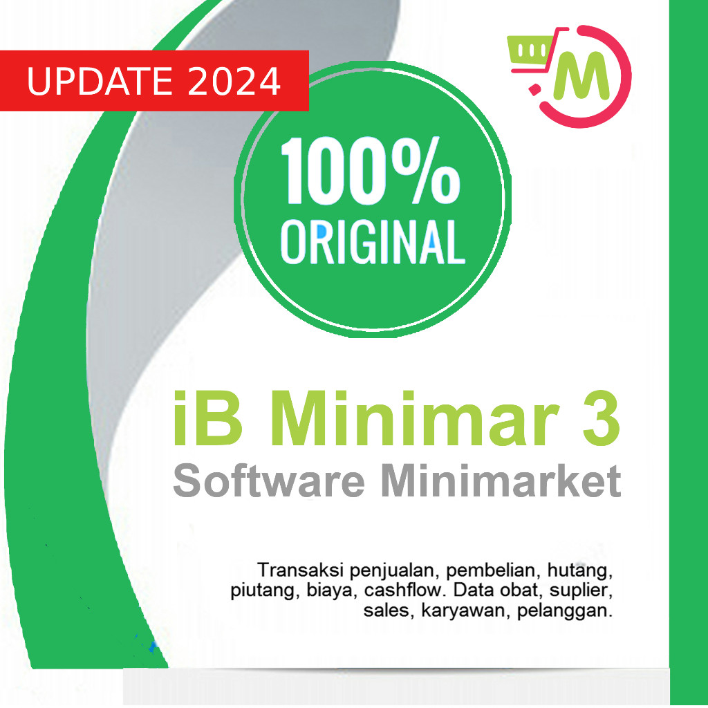 Jual Software Aplikasi Kasir / Toko / Minimarket - iB Minimar 3.0 | Shopee Indonesia