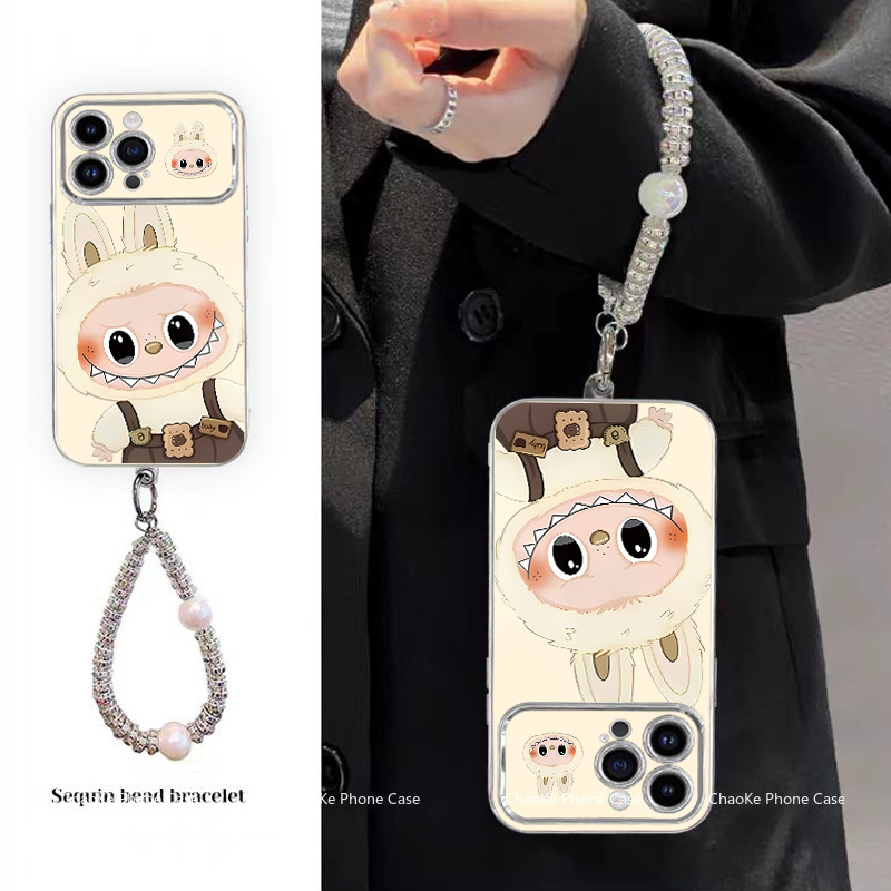 Jual 【case+lanyard】Unik cute Casing Case hp labubu Case iPhone 11 12 13 ...