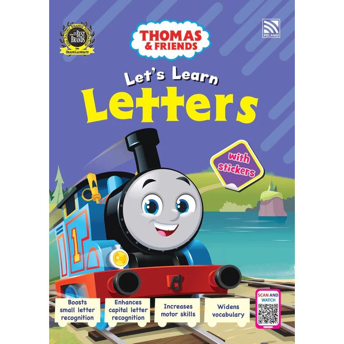 Jual Thomas and Friends Let's Learn Letters with Stickers | Shopee ...
