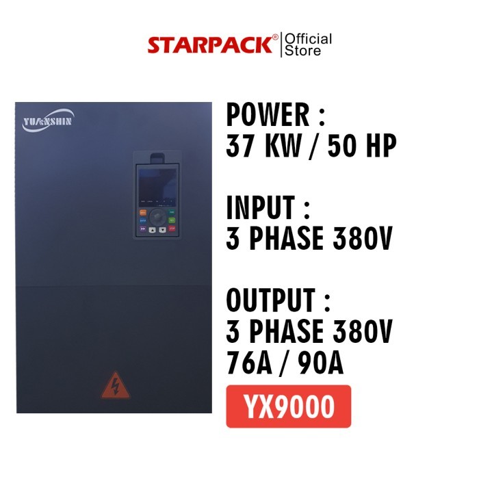 Jual Inverter VFD Yuanshin YX9000 37 kW / 50 HP Input 3Ph 380v Output 3Ph 380v | Shopee Indonesia