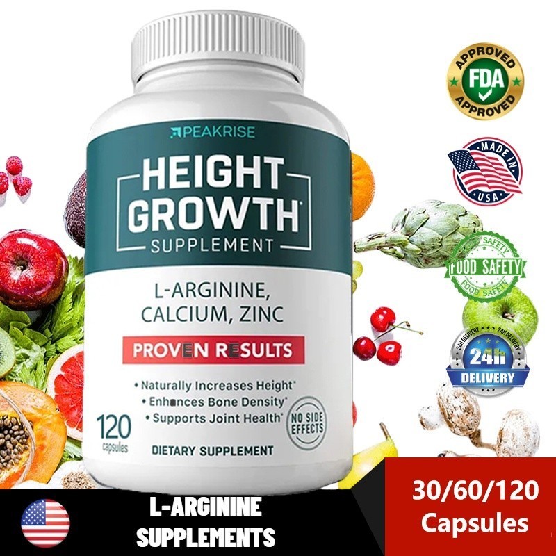 Jual Height Increasing Vitamin Calcium Pills Increase Bone Development ...