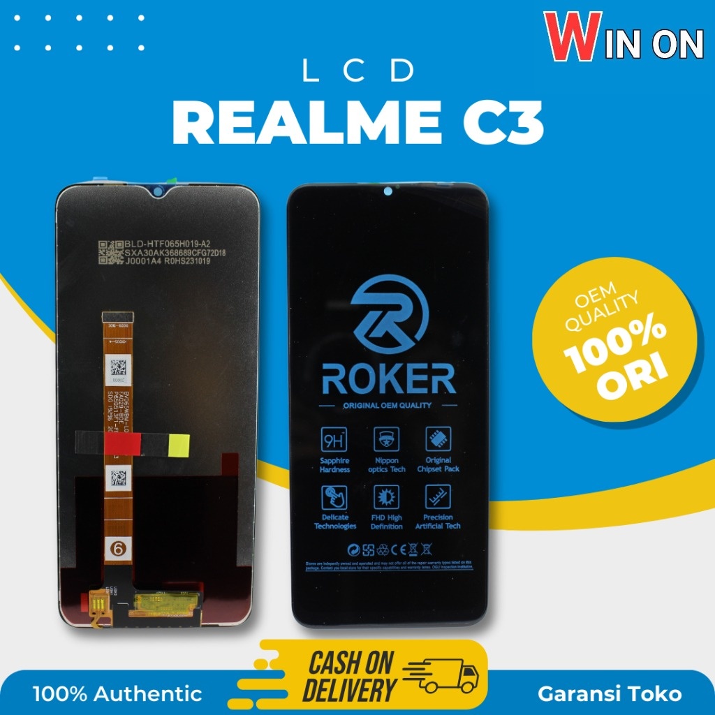 Jual WIN ON - LCD TOUCHSCREEN REALME C3 5 5i / OPPO A5 A9 2020 A31 ...