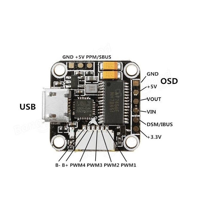 Jual OMNIBUS F4SD Teeny_1S STM32F4 Flight Controller with OSD BEC ...