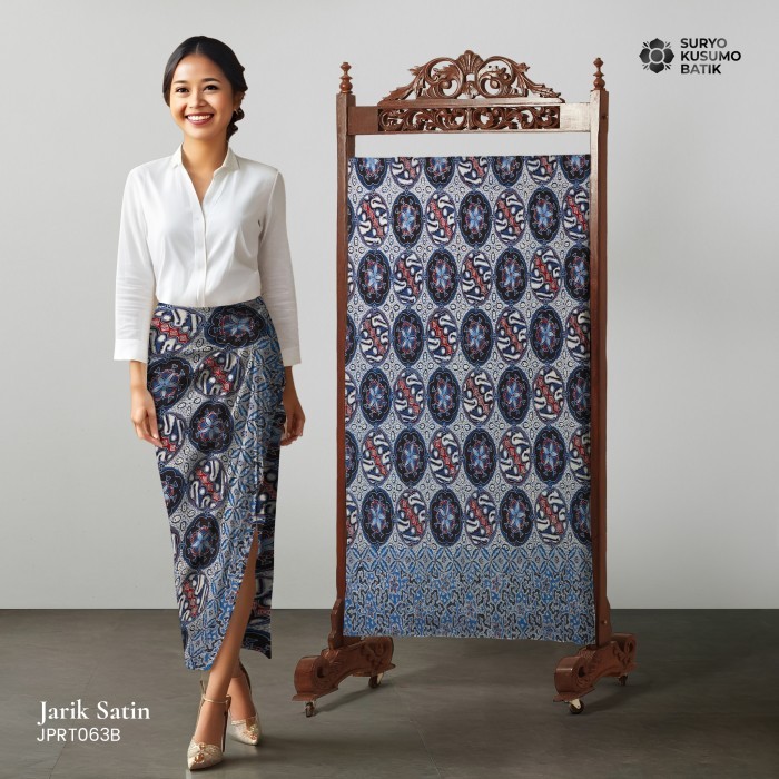 Jual Suryo Kusumo Batik - Kain Panjang Batik Tulis Satin - Ceplok Sekar ...