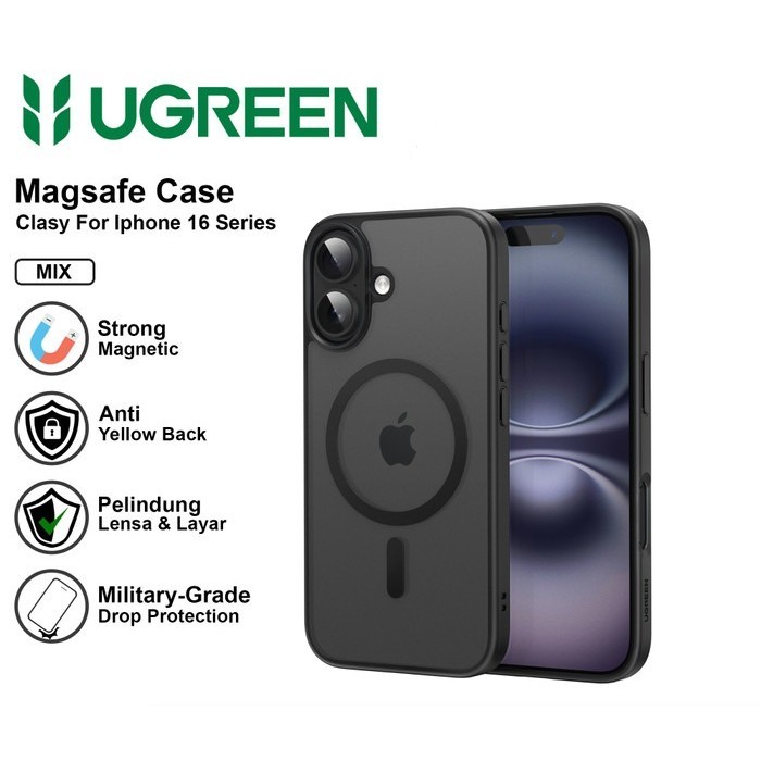 Jual UGREEN Magsafe Case Iphone 16 Plus Pro Max Promax Casing Magnetic ...