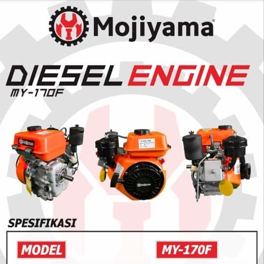 Jual Mesin Penggerak Serba Guna Solar Diesel Engine 5 HP MOJIYAMA MY 170 F | Shopee Indonesia