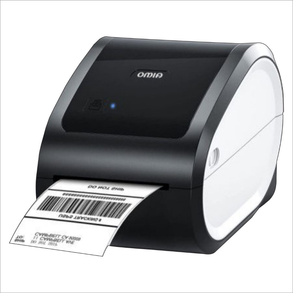 Jual AIMO D520 Printer Barcode Thermal A6 USB Bluetooth Print Label ...